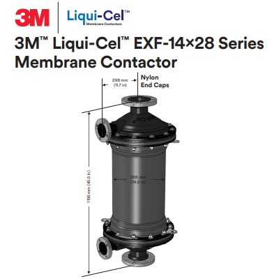 3M Liqui-Cel EXF-14x28 Series Membrane Contactor | 全律科技有限公司